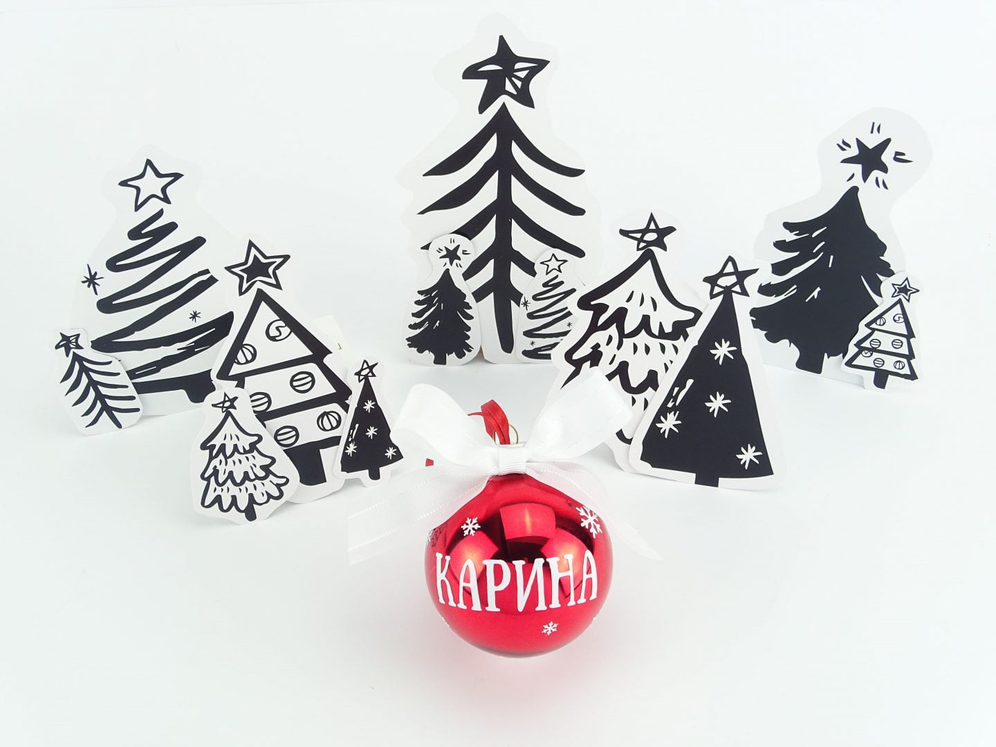 Персонализирана коледна топка първа коледа Подарък за бебе